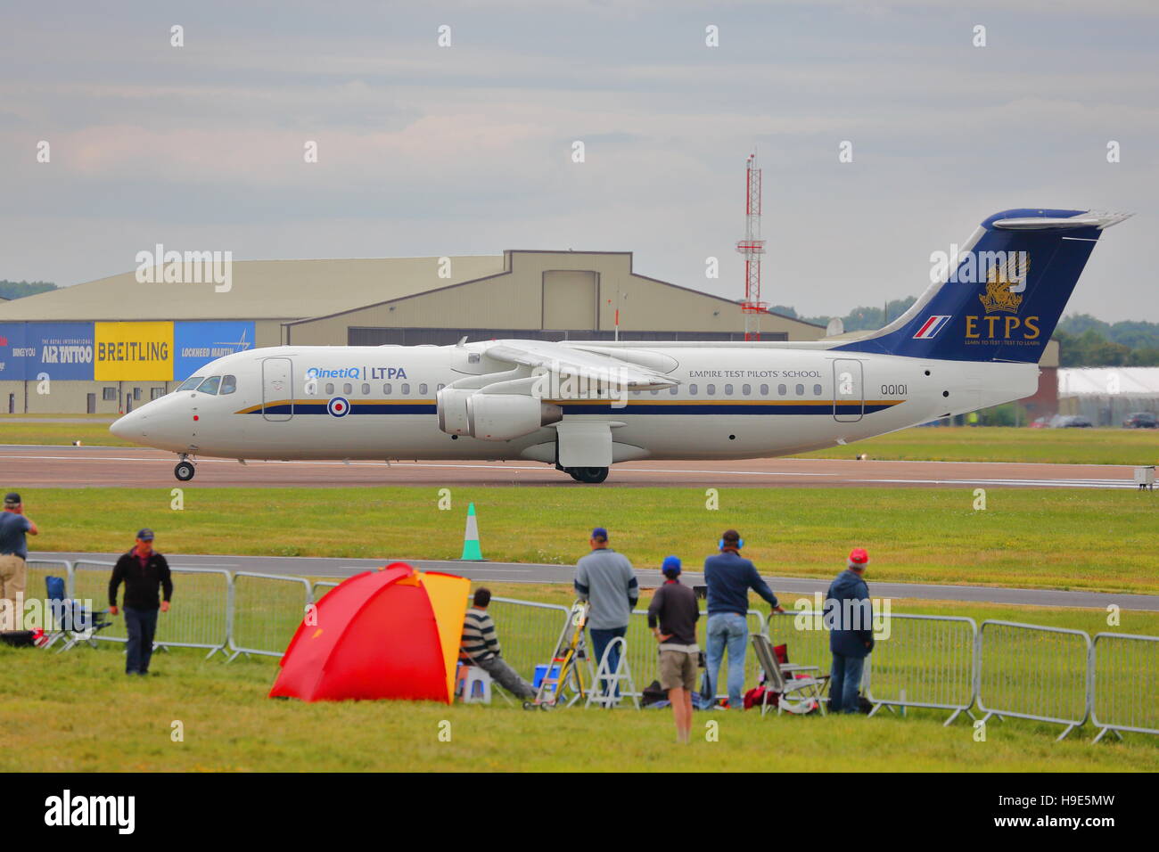 ETPS Avro RJ at RIAT Fairford 2014 Air Show Stock Photo - Alamy