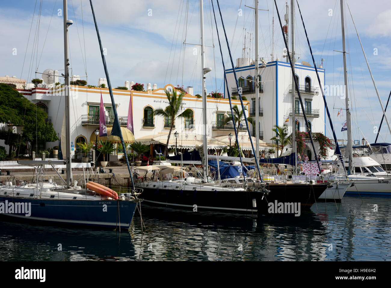 Puerto de Mogan Gran Canaria Stock Photo - Alamy