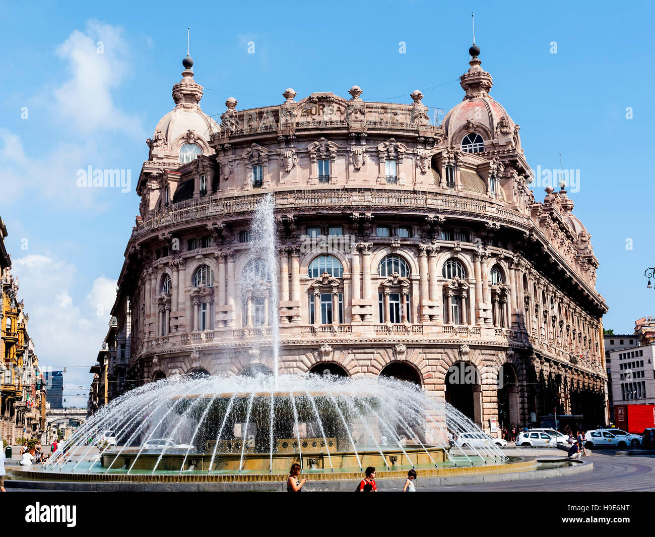 Piazza De Ferrari is the main square of Genoa Stock Photo - Alamy