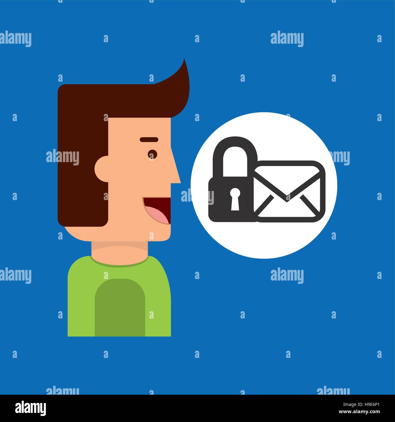 Security padlock word cloud illustration hi-res stock photography and ...