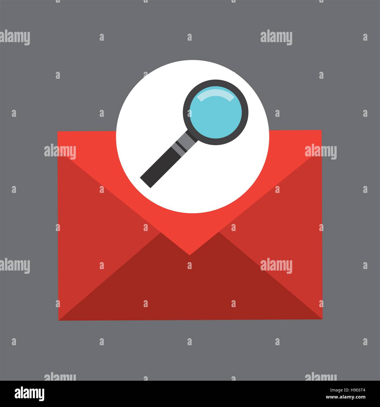 searching email message icon graphic vector illustration eps 10 Stock ...