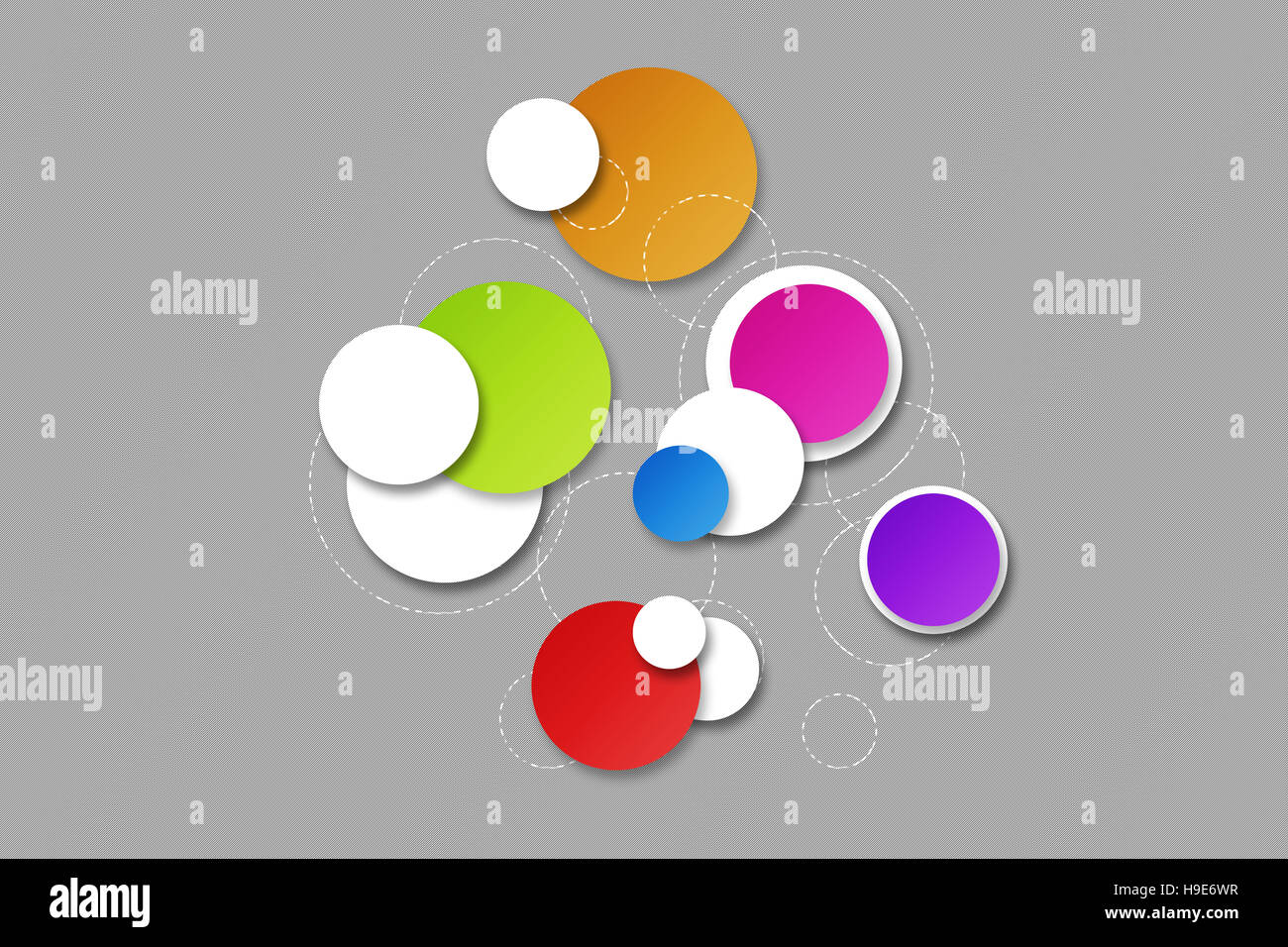 Background with circular patterns Stock Photo - Alamy