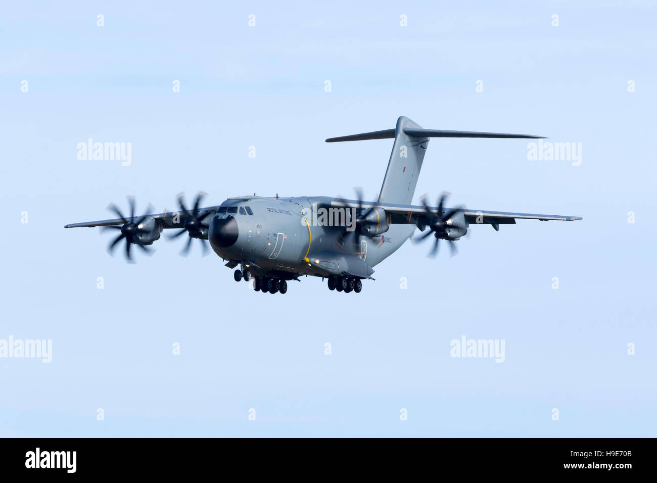 Royal Air Force Airbus A400M Atlas C1 [ZM403] arriving runway 31 Stock Photo - Alamy