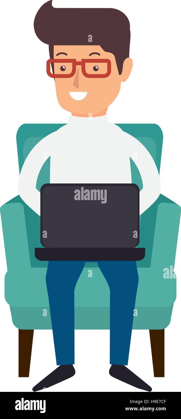 avatar person working icon Stock Vector Image & Art - Alamy