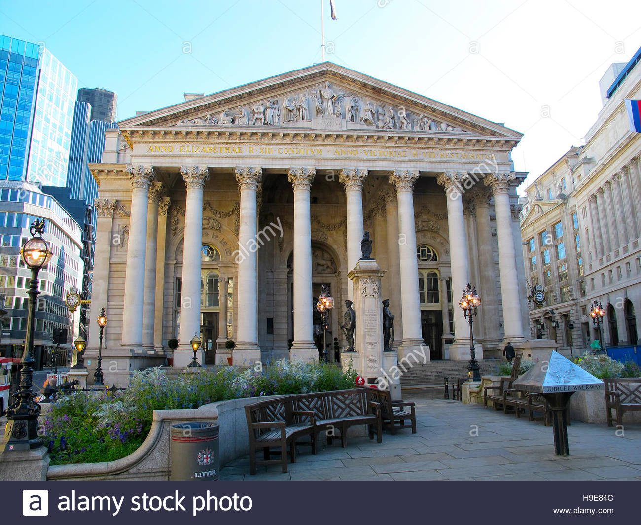 London Stock Exchange Building In Stock Photos & London Stock Exchange ...