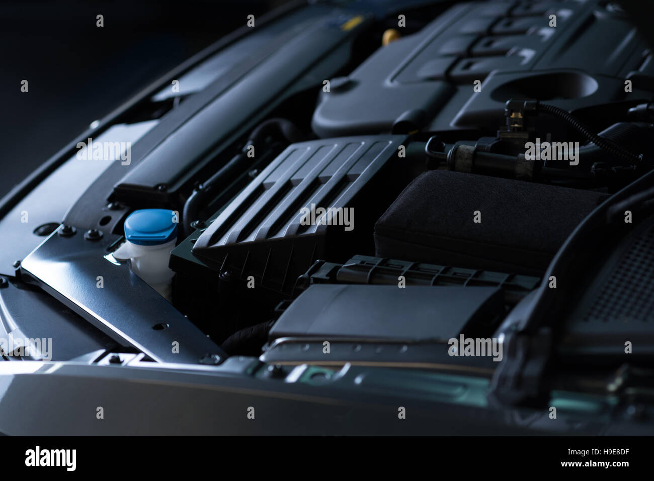 Close up of car engine Stock Photo - Alamy