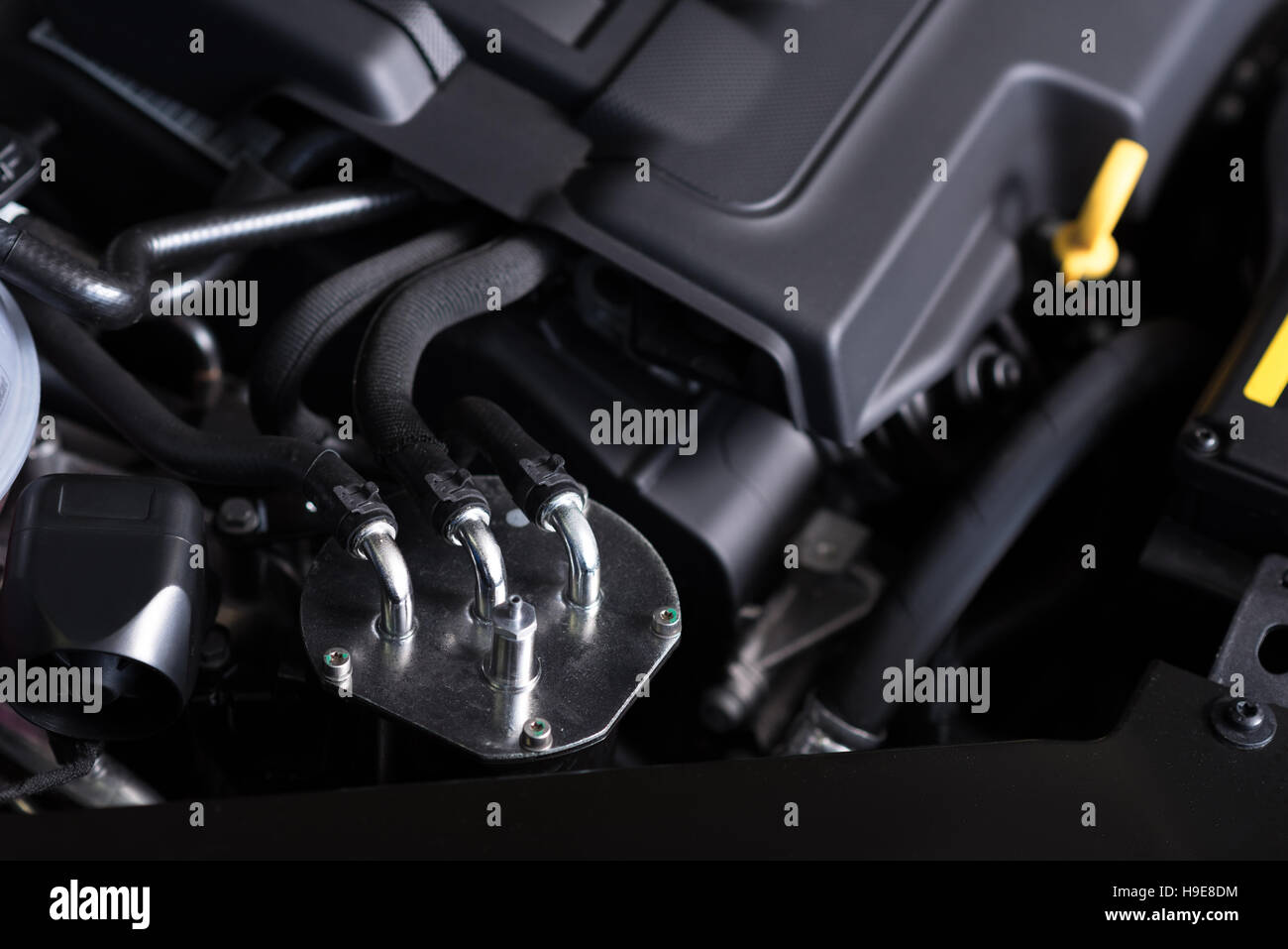 Close up of car engine Stock Photo - Alamy