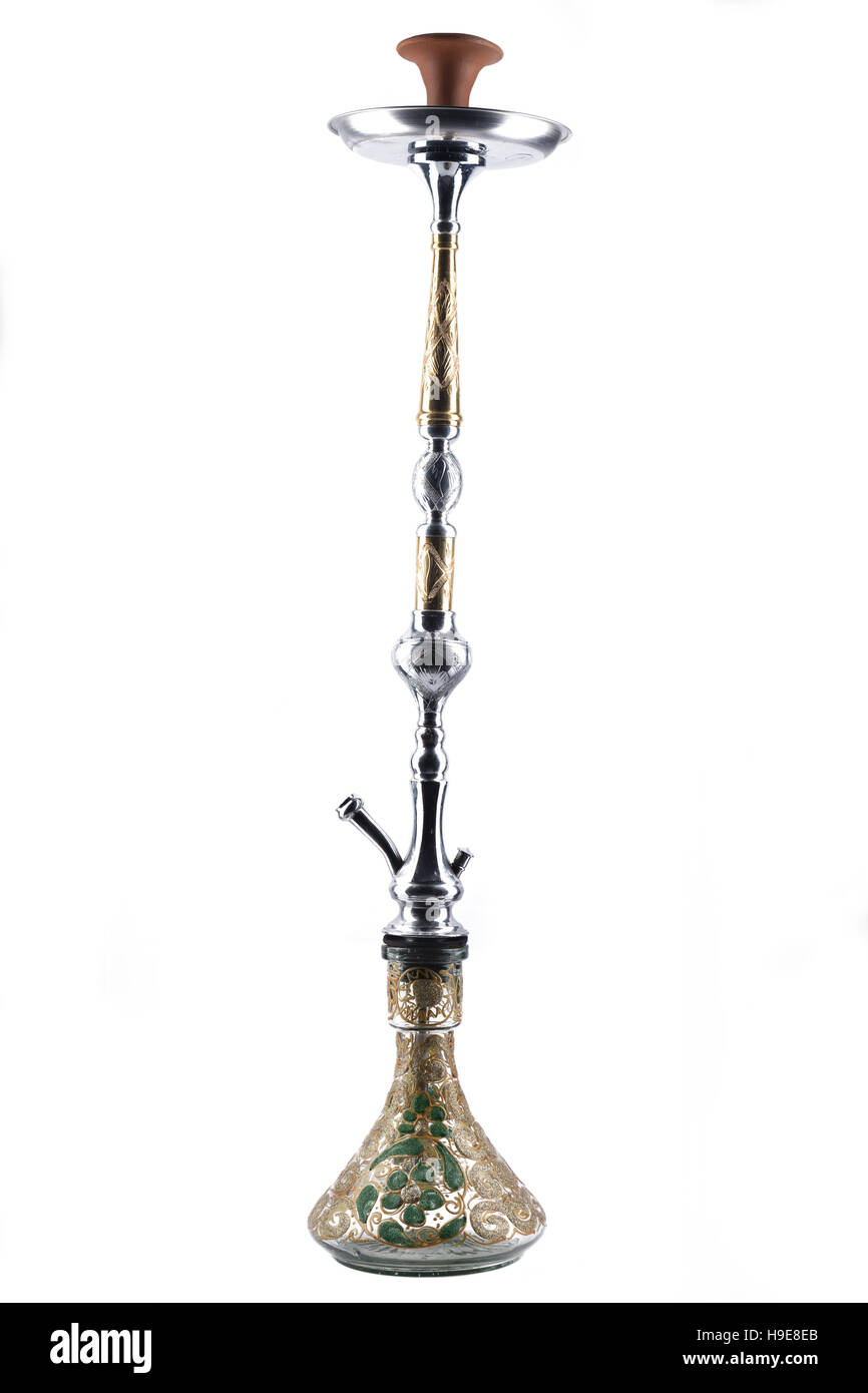 Classic hookah isolated Stock Photo - Alamy