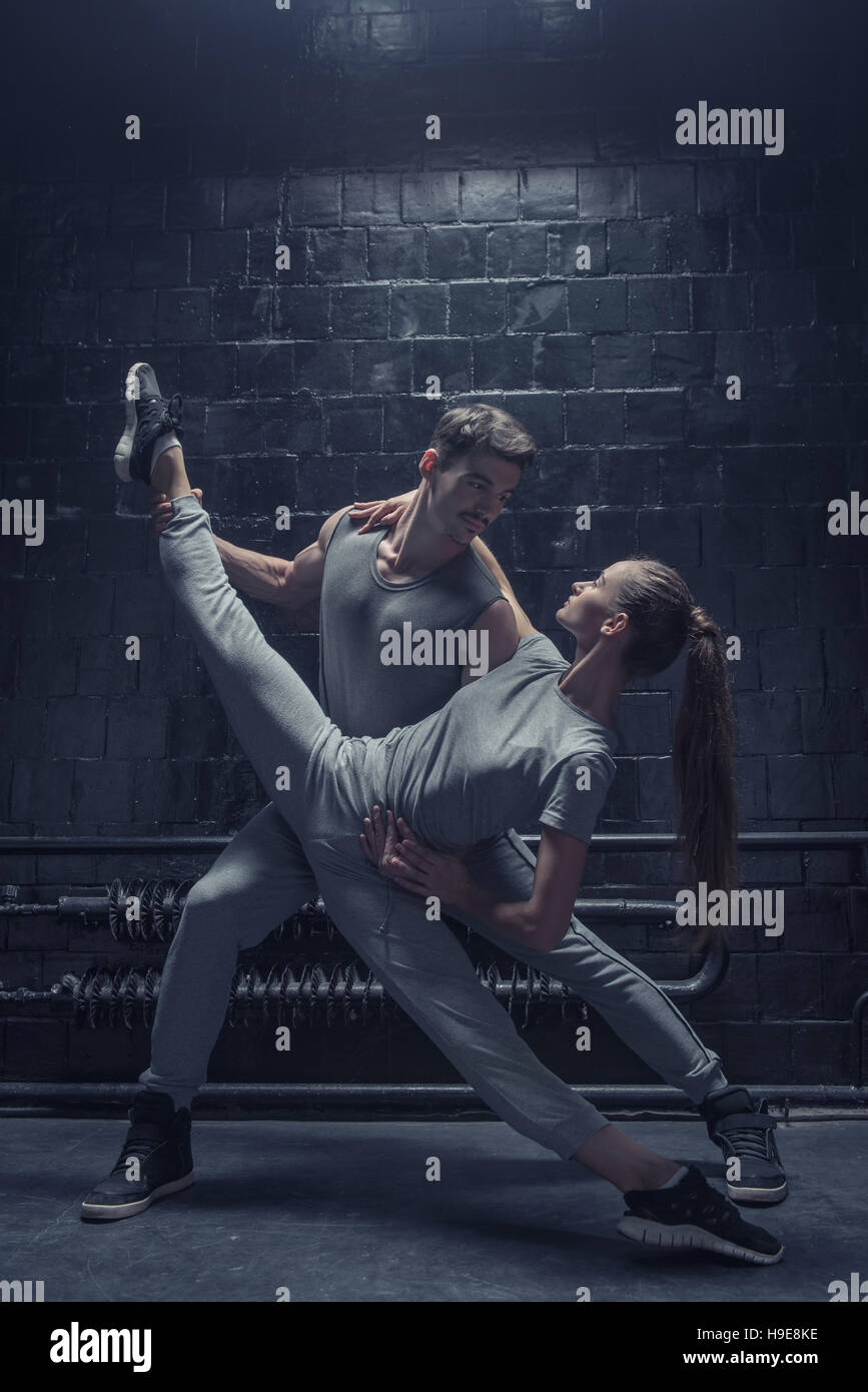 Muscles technique flexibility hi-res stock photography and images - Alamy