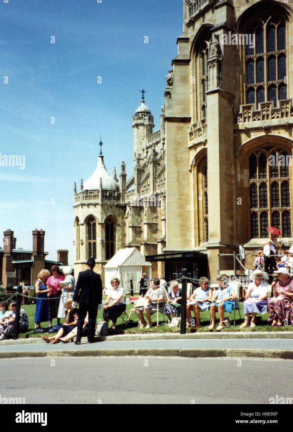 The Order of the Garter Ceremony Procession WINDSOR CASTLE June 1992 ...