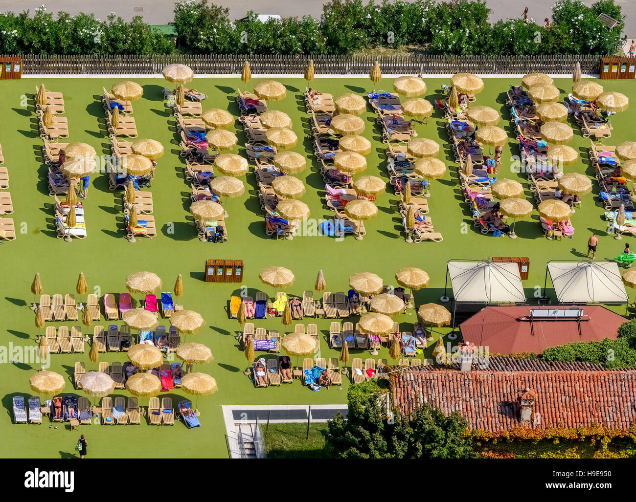 Aerial swimming pool hi-res stock photography and images - Alamy