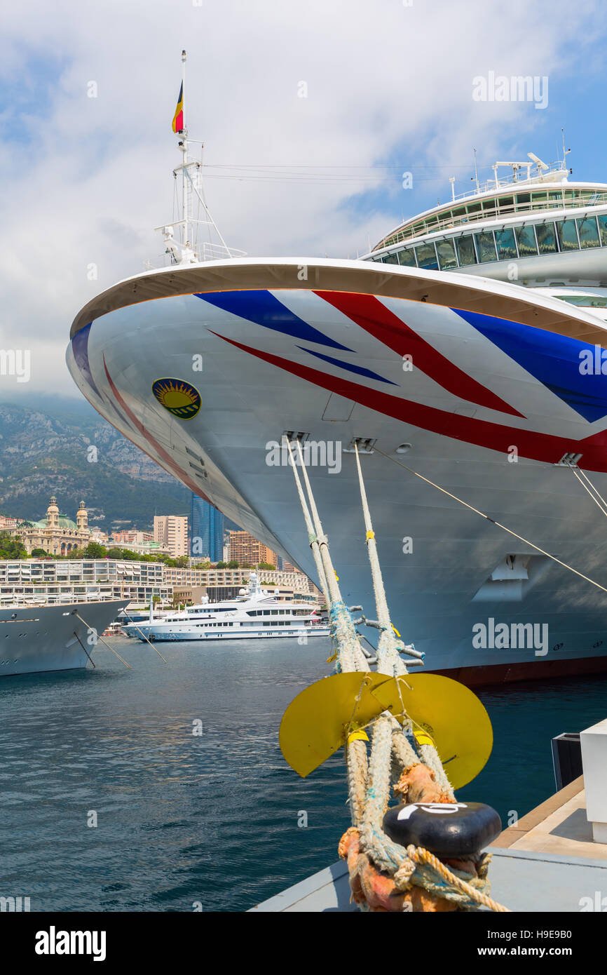 Cruise Ship Monaco Harbour High Resolution Stock Photography and Images ...