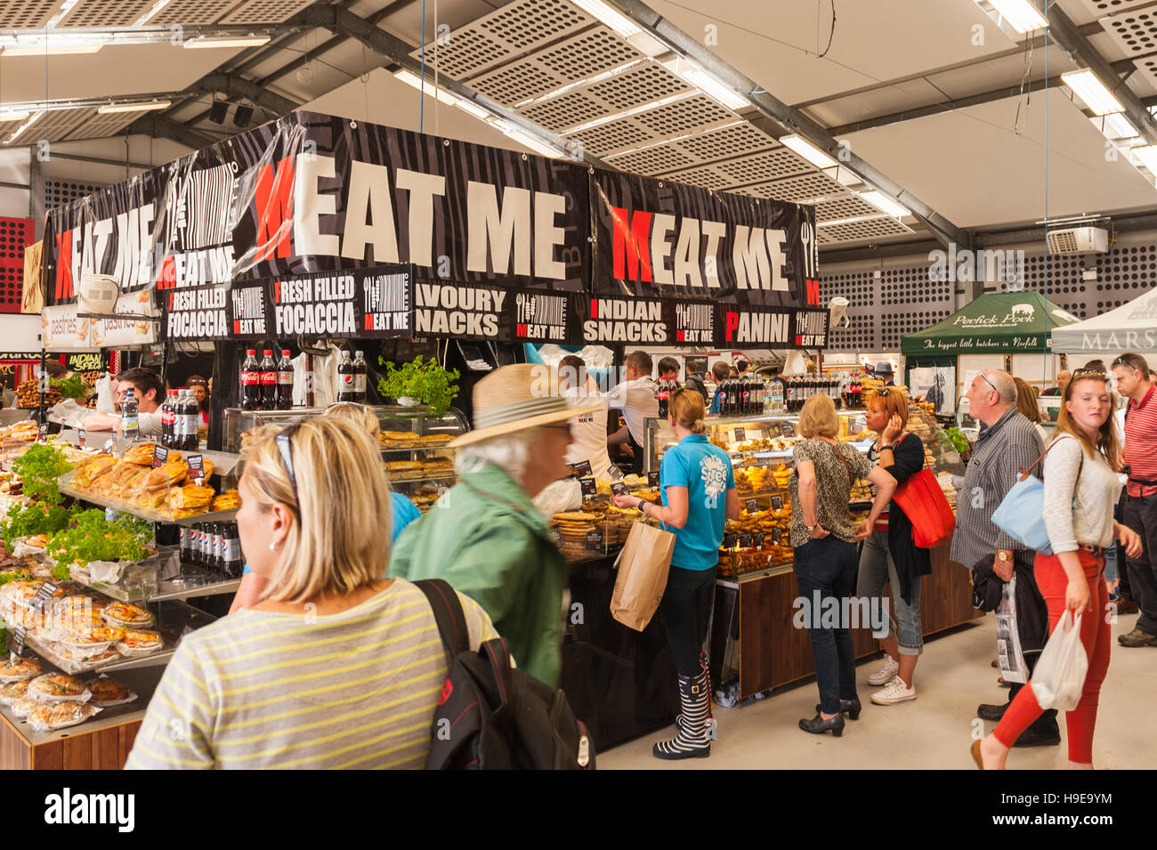 Food stalls at the Royal Norfolk Show in the Showground , Norwich ...