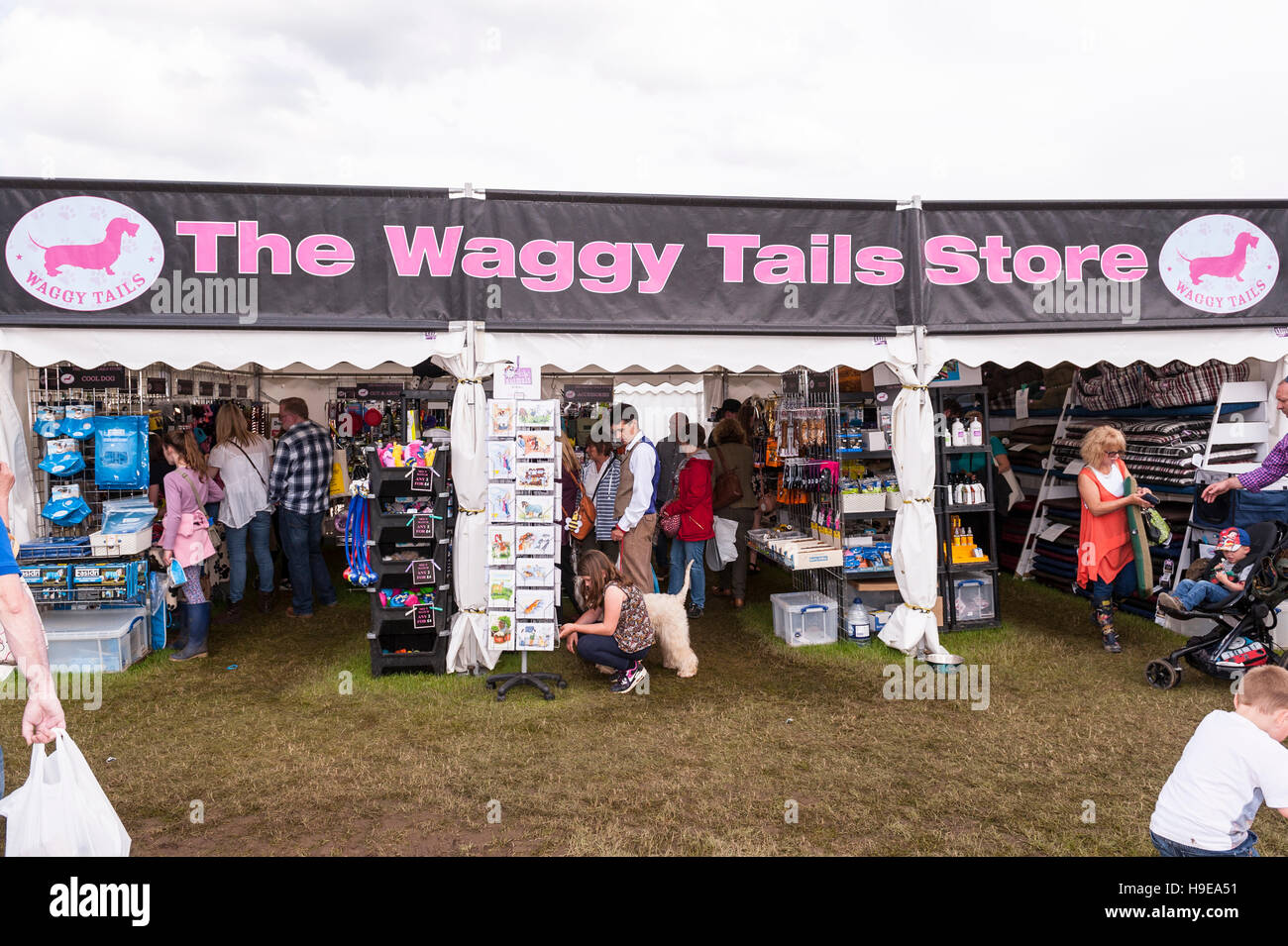 The Waggy Tails store at the Royal Norfolk Show in the Showground ...