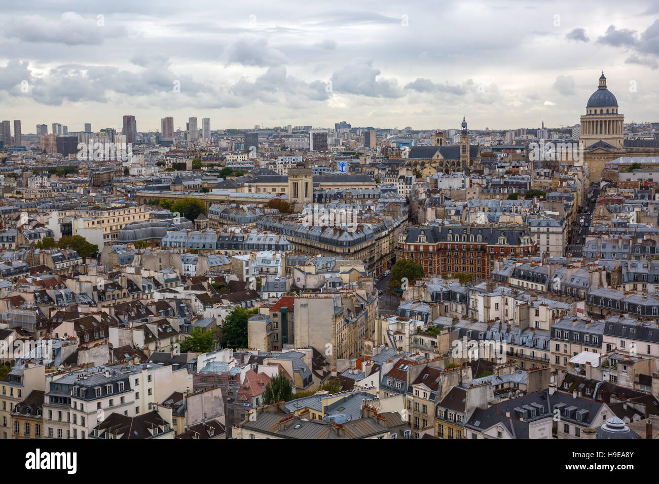 France paris pantheon aerial hi-res stock photography and images - Alamy