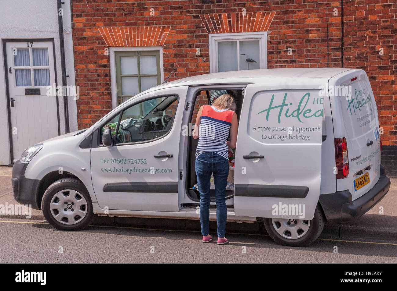 A Heritage Hideaways van in Southwold , Suffolk , England , Britain ...
