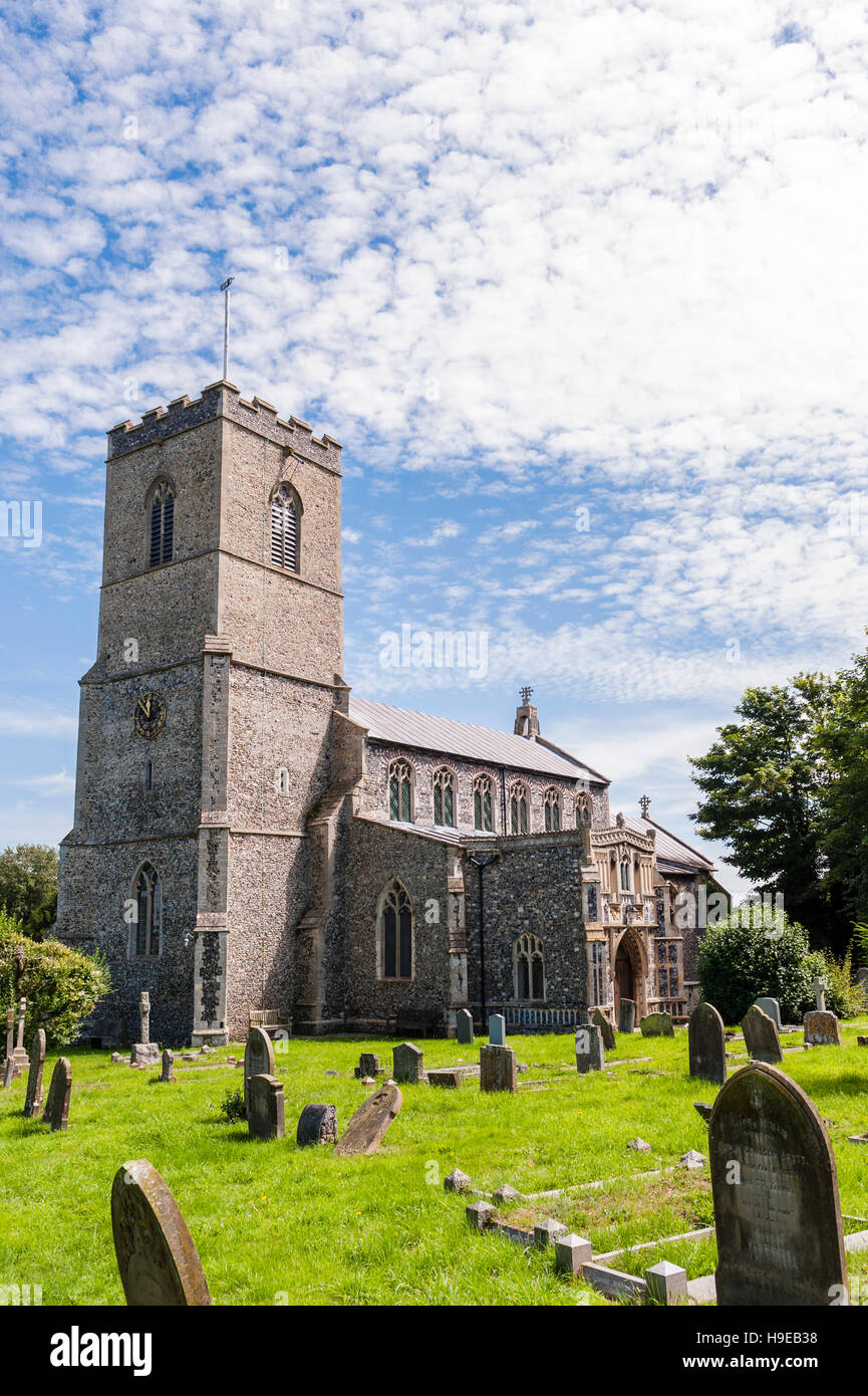 The Church of St Peter and St Paul in Fressingfield , Suffolk , England ...