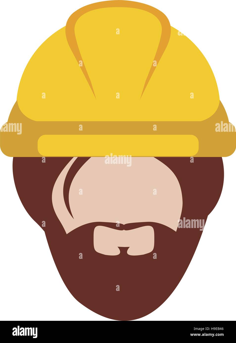 Workman face Stock Vector Images - Alamy