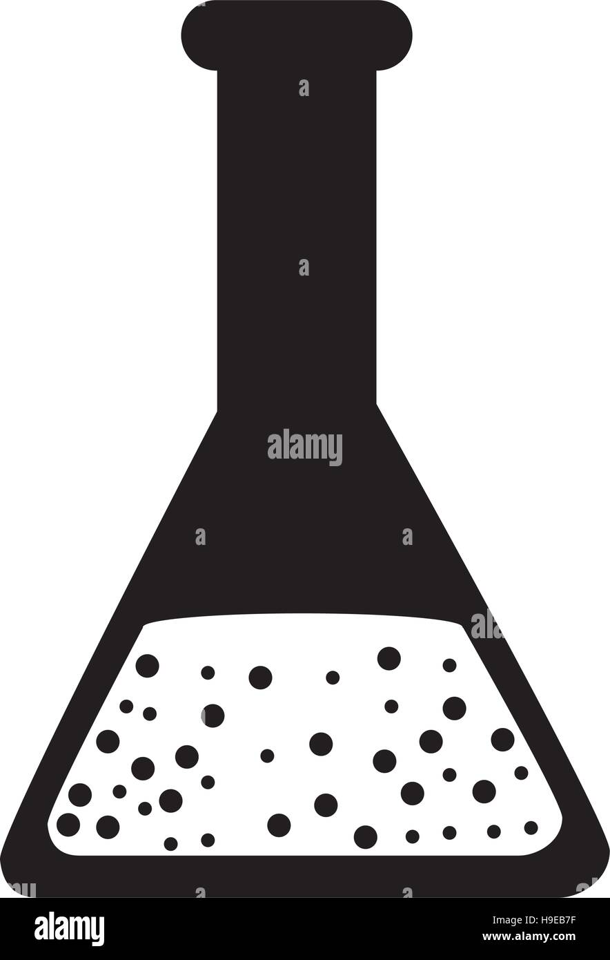 Beaker Silhouette Vector