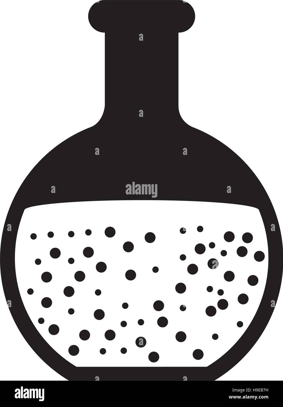 Glass circular beaker hi-res stock photography and images - Alamy