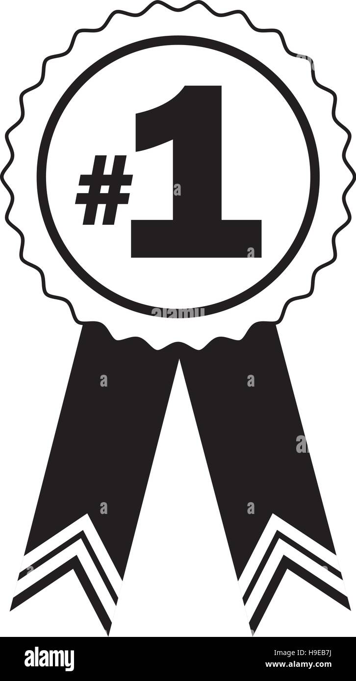 silhouette stamp with number one Stock Vector Image & Art - Alamy