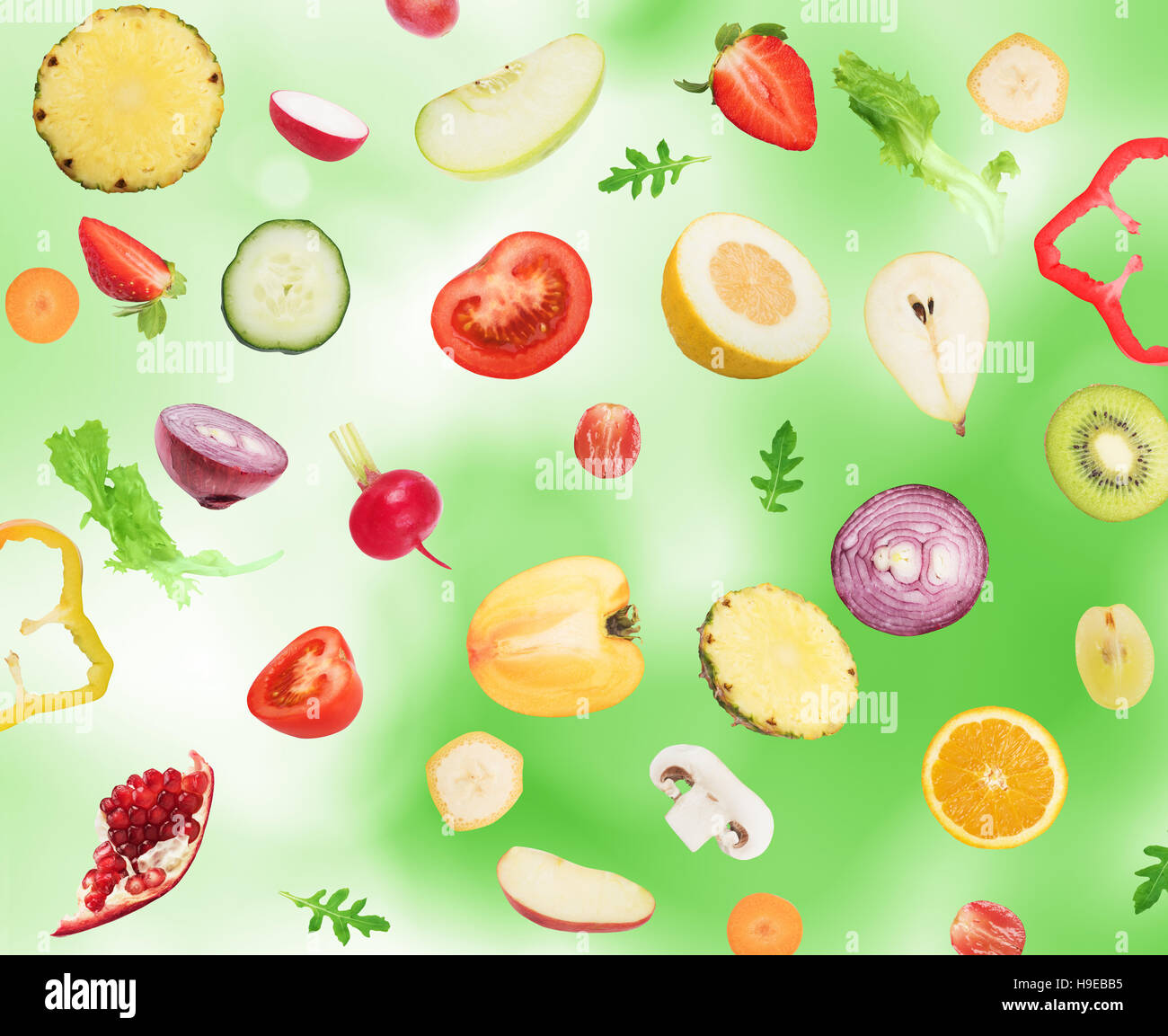 Creative fruits vegetable banana hi-res stock photography and images ...