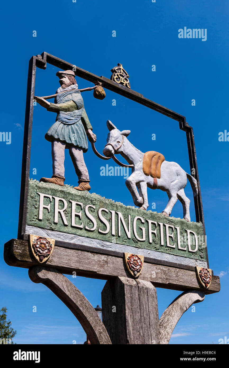 Village signs in suffolk hi-res stock photography and images - Alamy