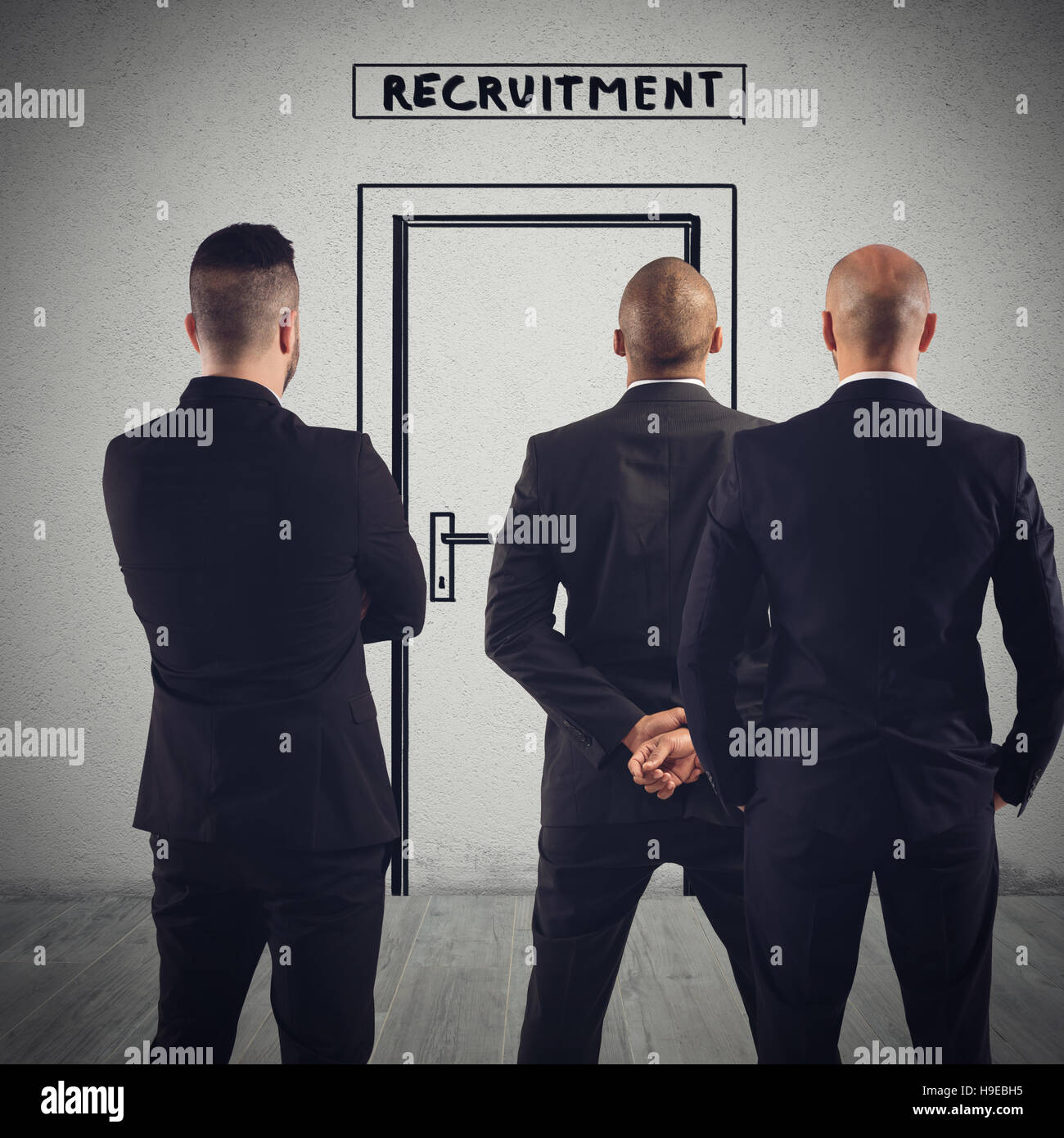 Recruitment for a workplace Stock Photo - Alamy