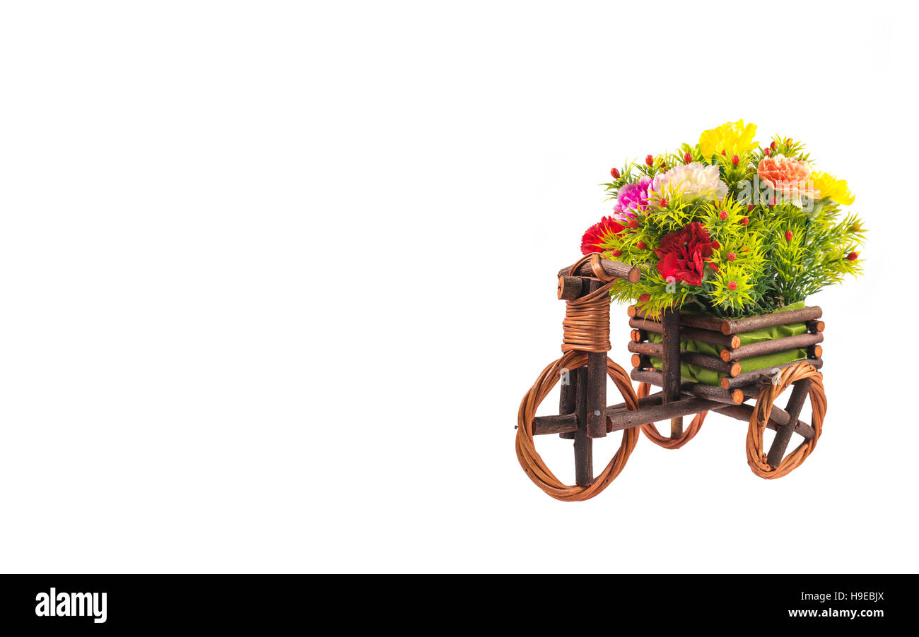 Bicycle with wood Cut Out Stock Images & Pictures - Alamy