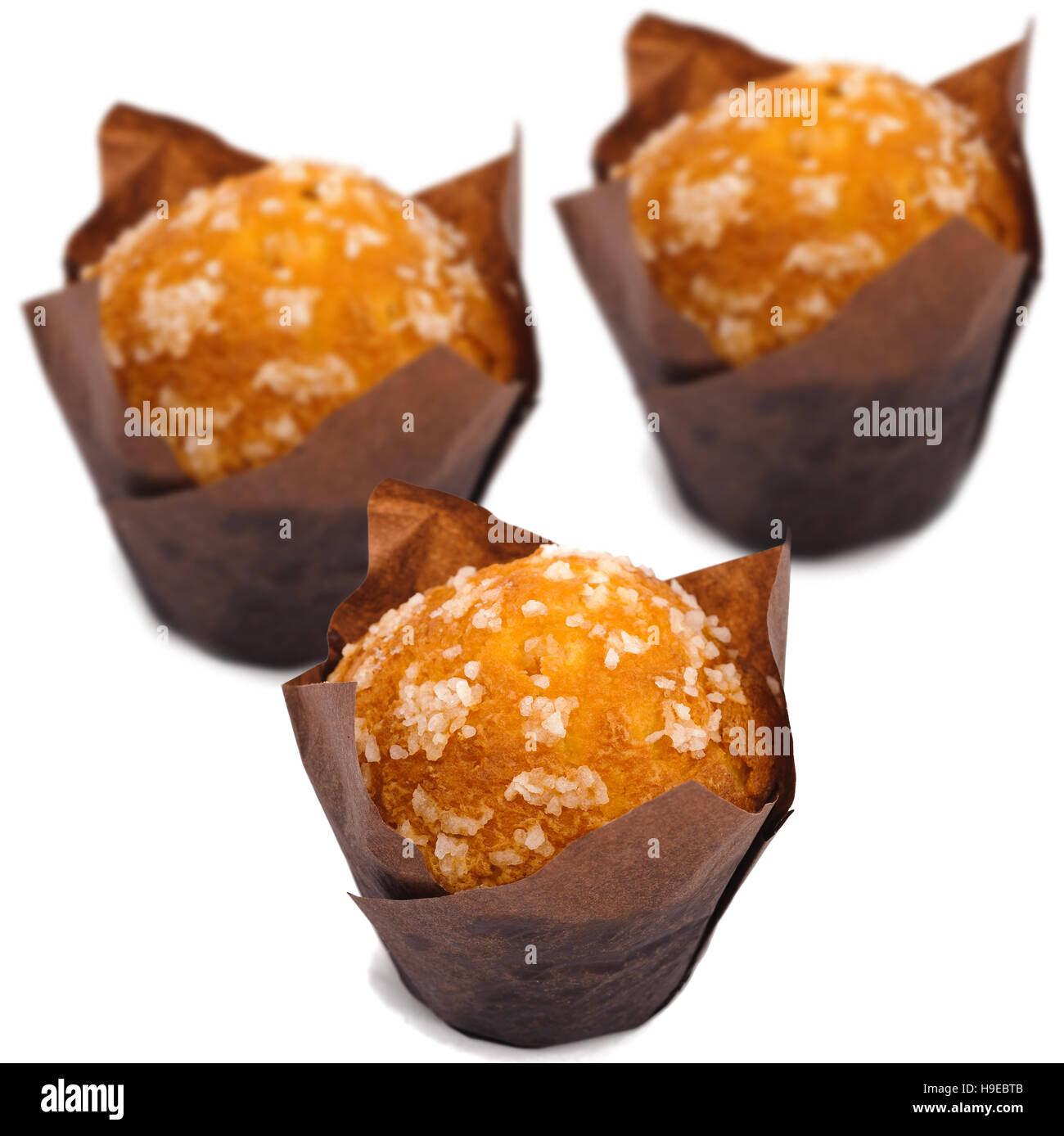 Group of Muffins isolated on white Stock Photo - Alamy