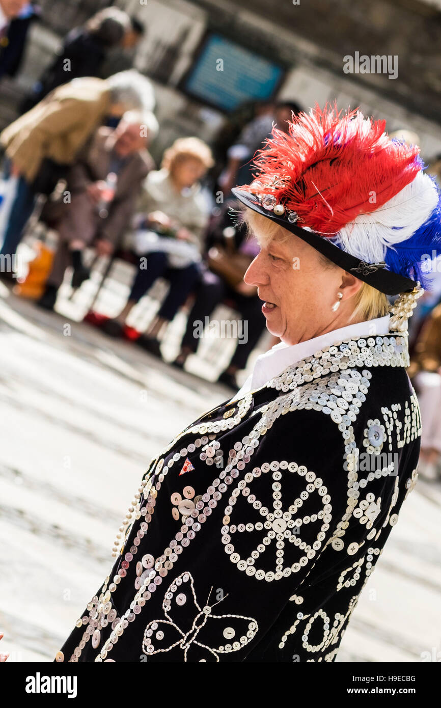 2016 Pearly Kings&Queens Harvest Festival Parade, London, England, U.K ...
