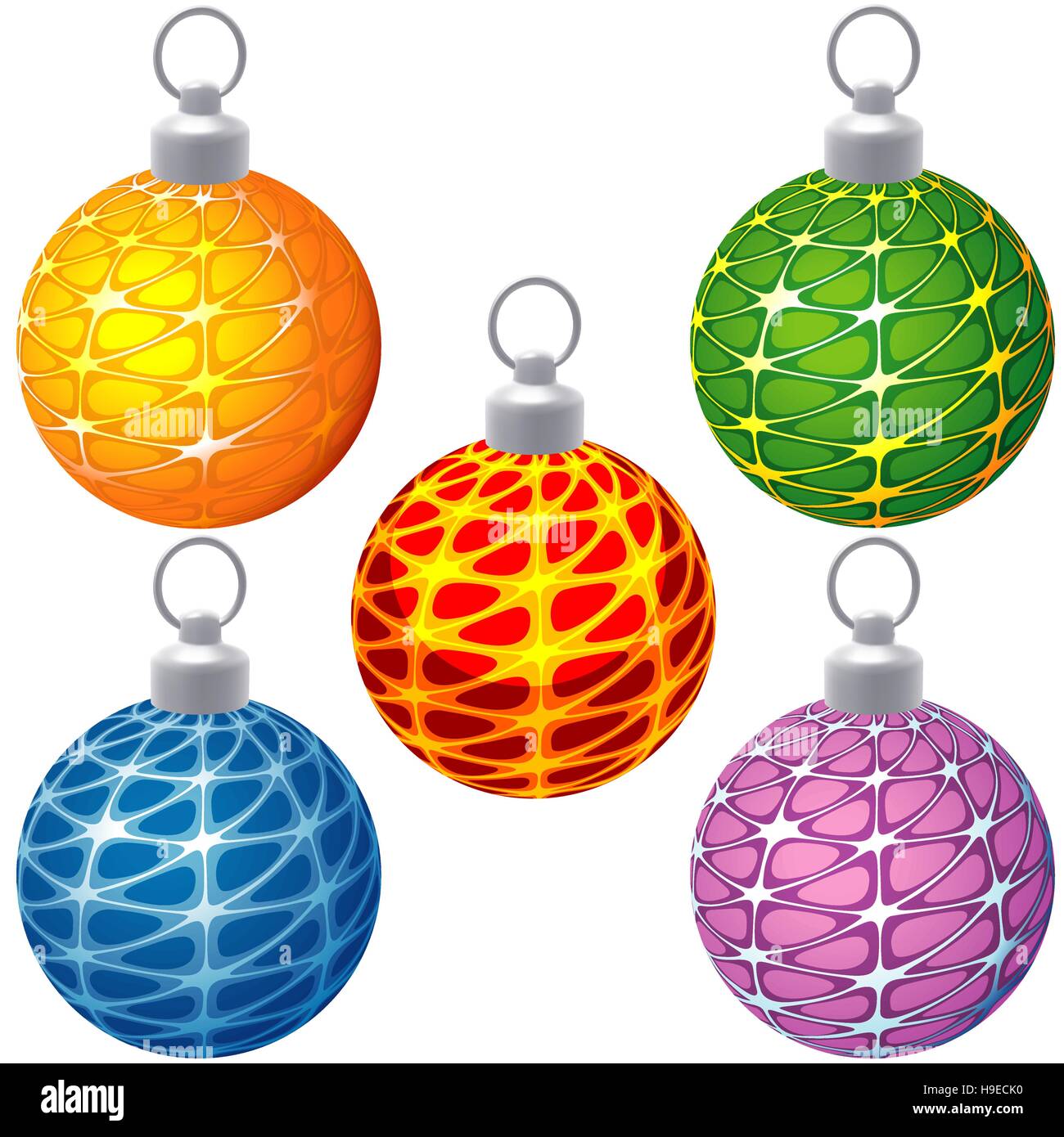 Christmas decoration on wire Stock Vector Images - Alamy