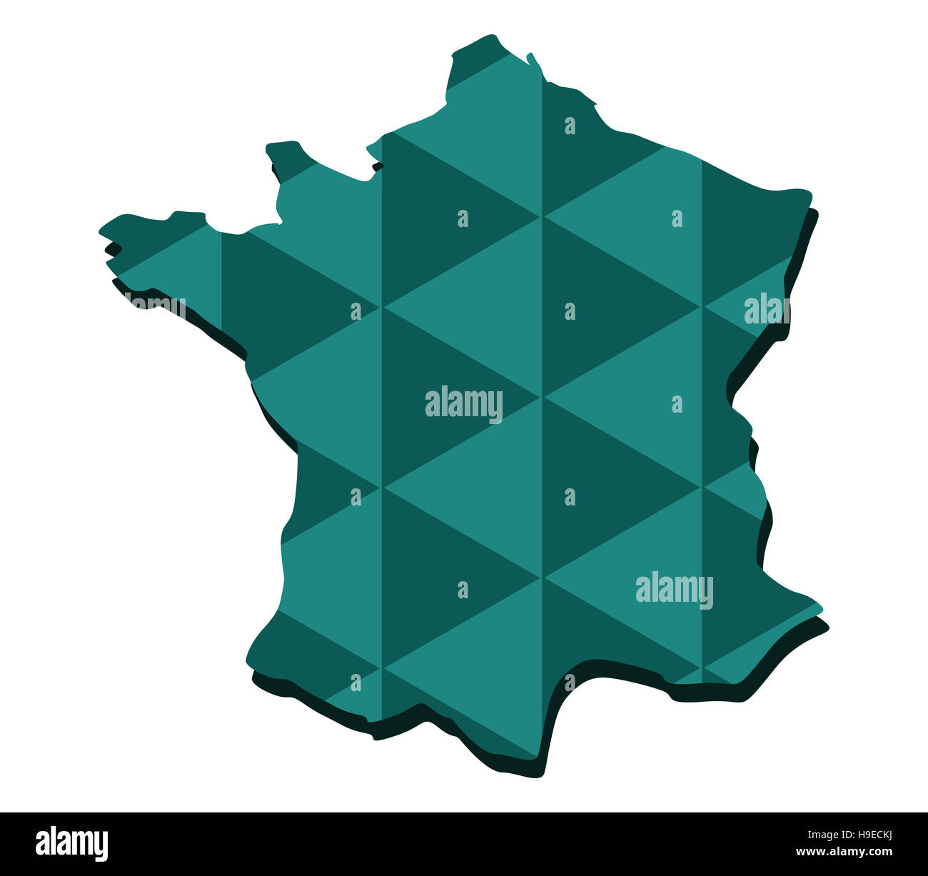 map of france Stock Photo - Alamy