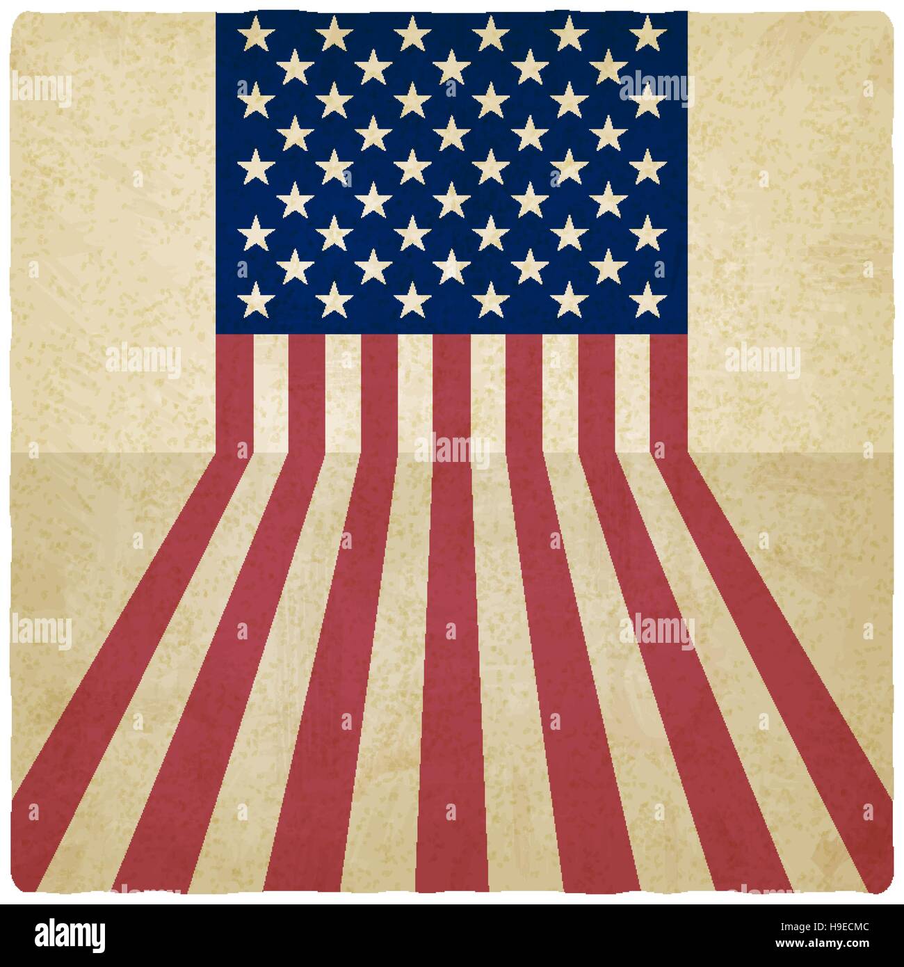 American flag old background. vector illustration - eps 10 Stock Vector ...