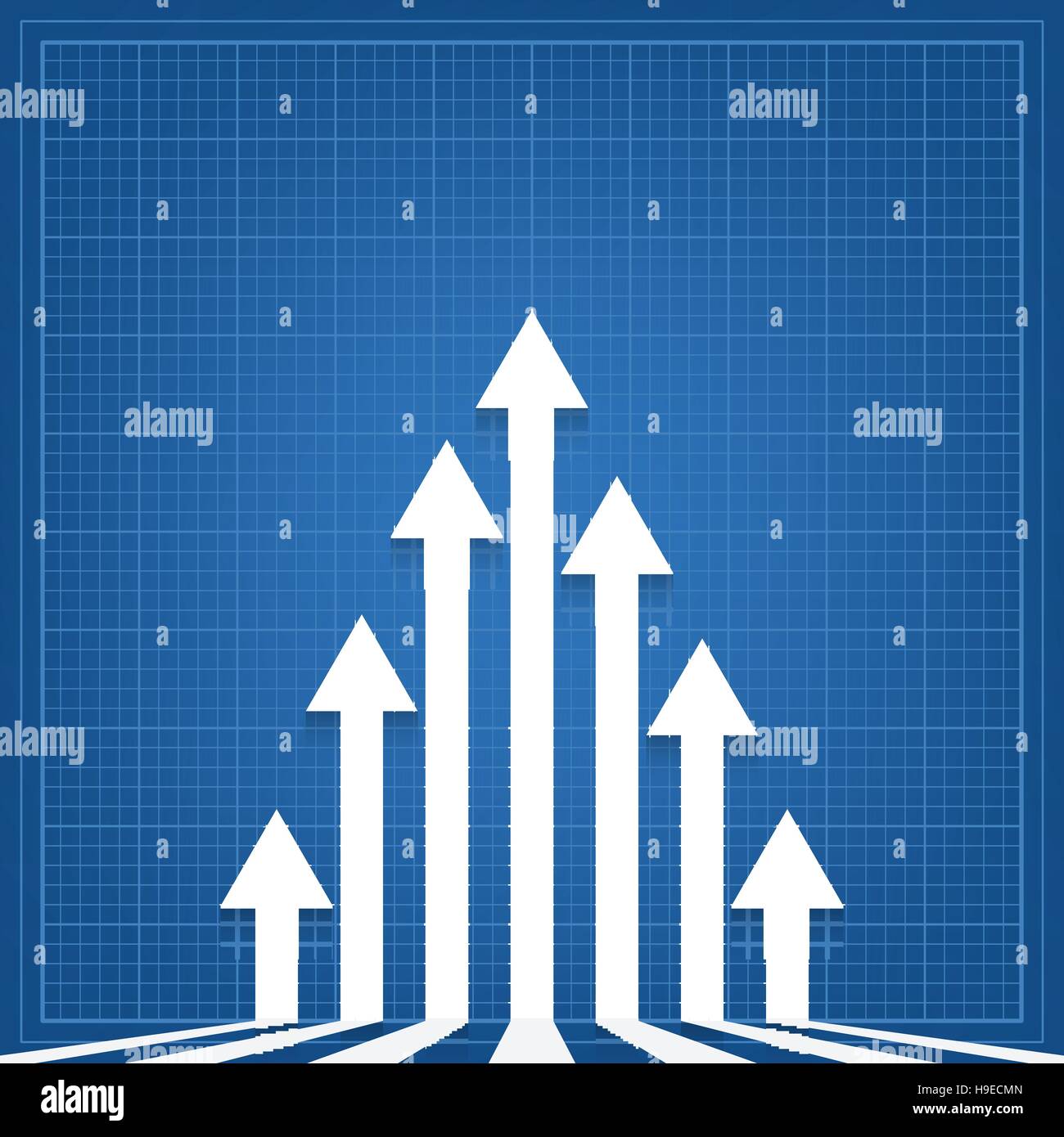 Graph arrows Stock Vector Images - Alamy
