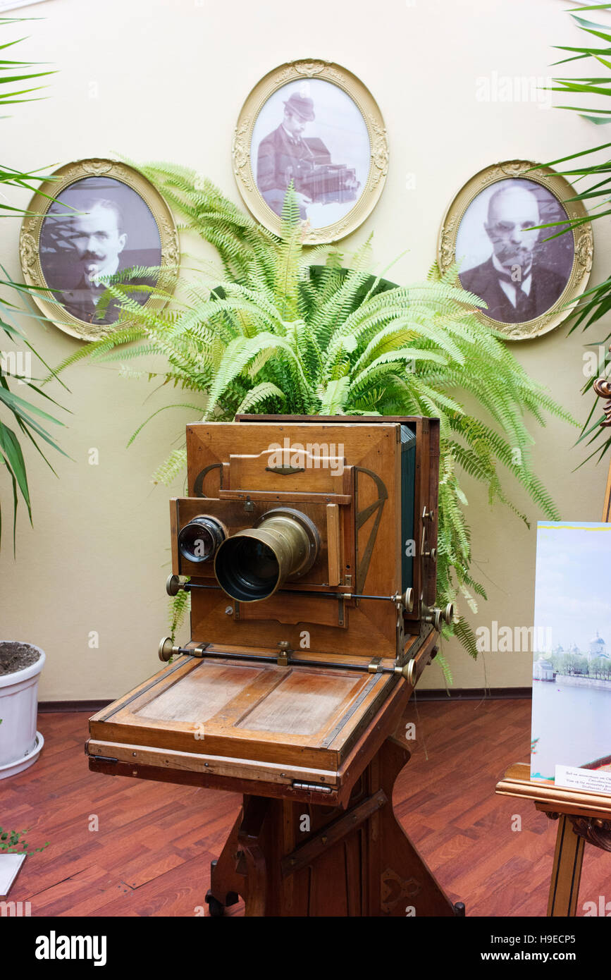 In the studio of Karl Bulla and sons, famous early photographers in ...
