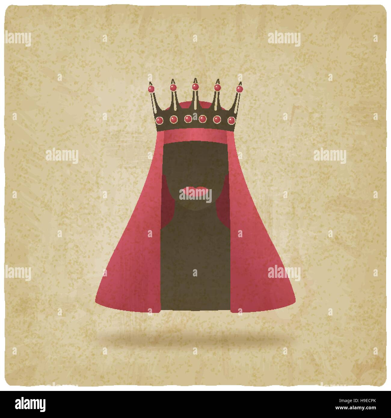 Woman in long red Stock Vector Images - Alamy