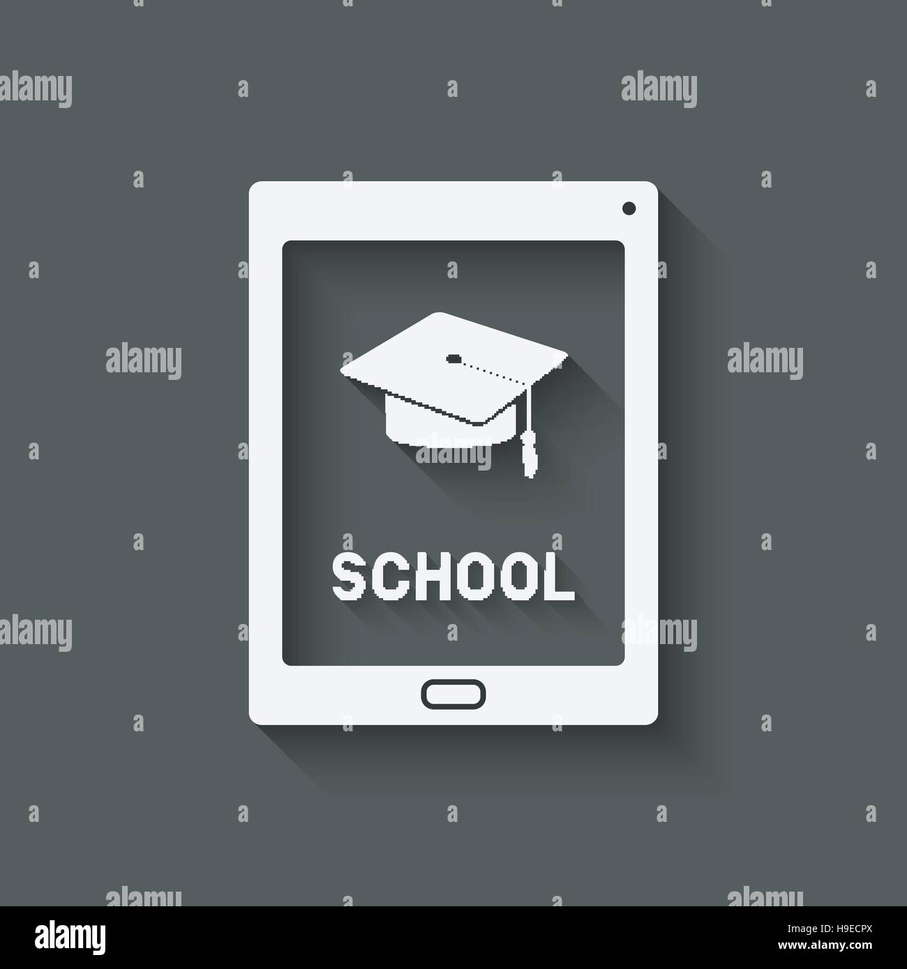 distance online learning symbol. vector illustration - eps 10 Stock ...