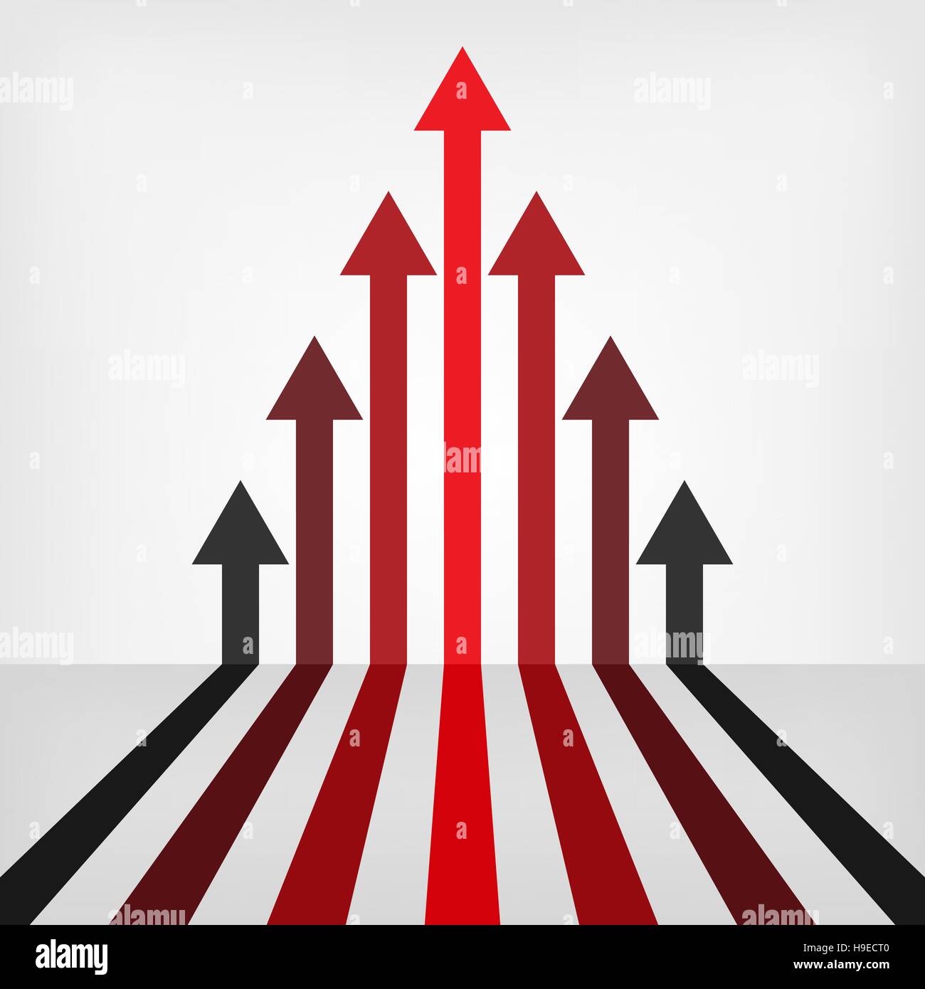 graph arrows background. vector illustration - eps 8 Stock Vector Image ...