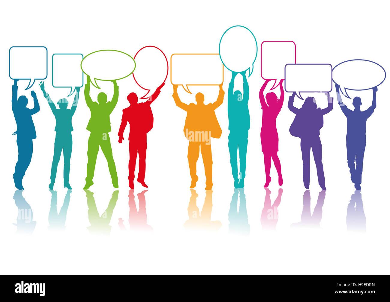 Talk communicate hi-res stock photography and images - Alamy