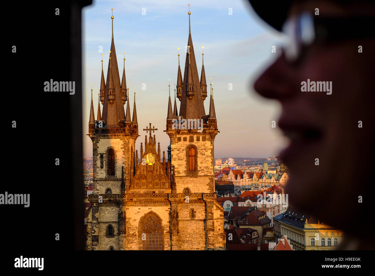 Prague Church Architecture Stock Photo - Alamy