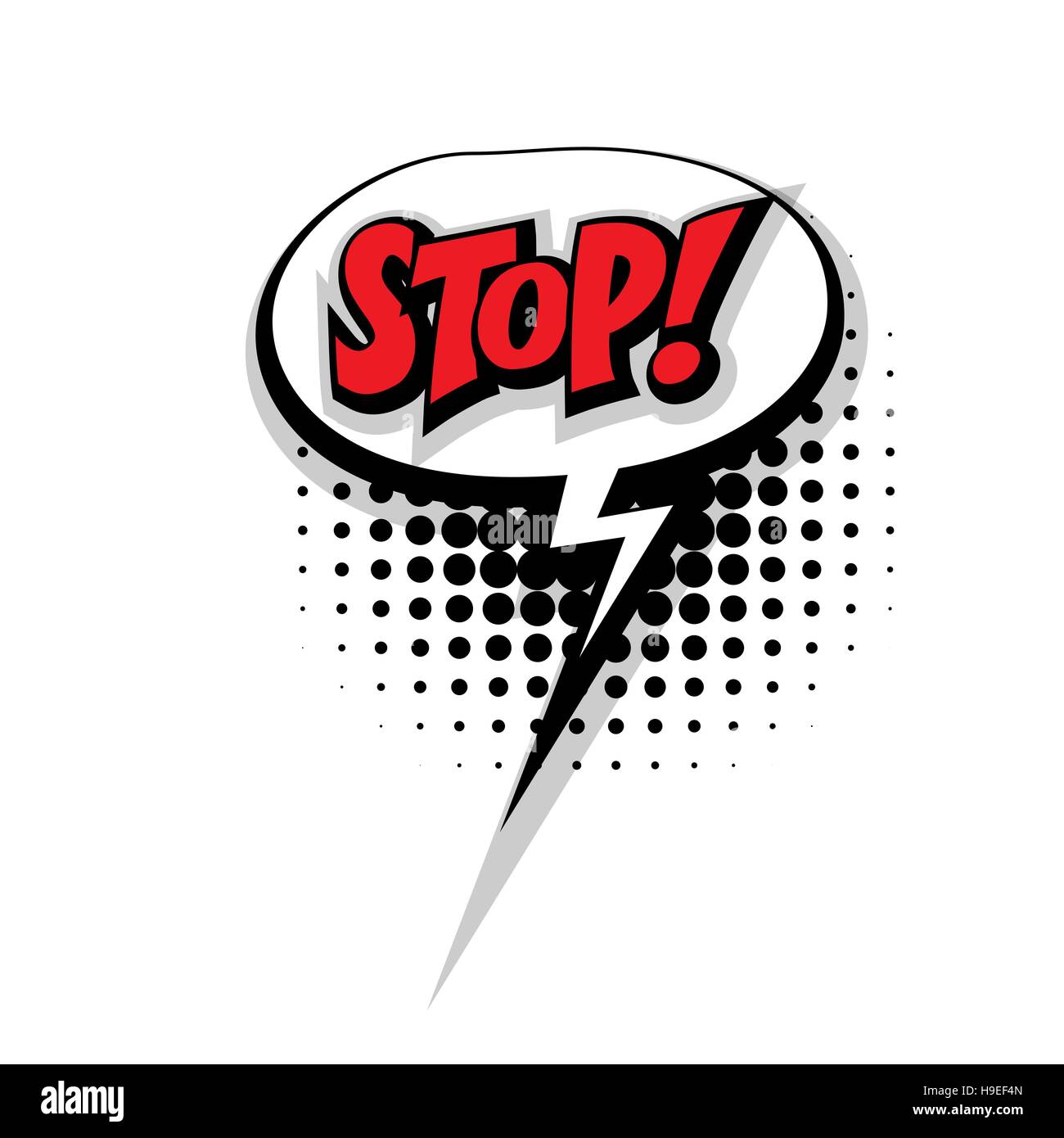 Stop and think Stock Vector Images - Alamy