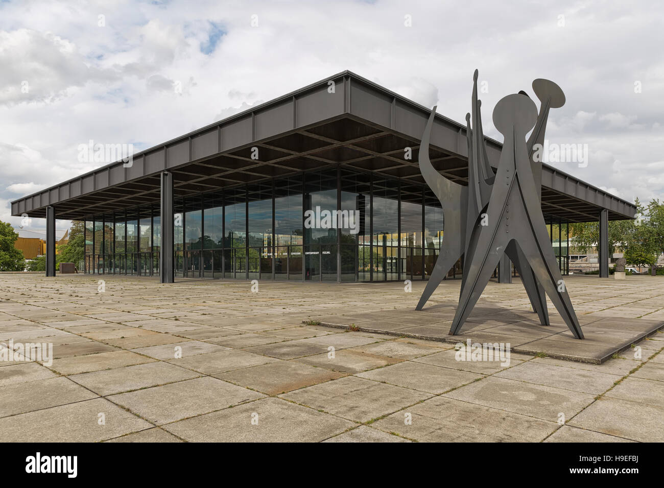 BERLIN, GERMANY - JULY 2015: Neue Nationalgalerie, also known as New ...