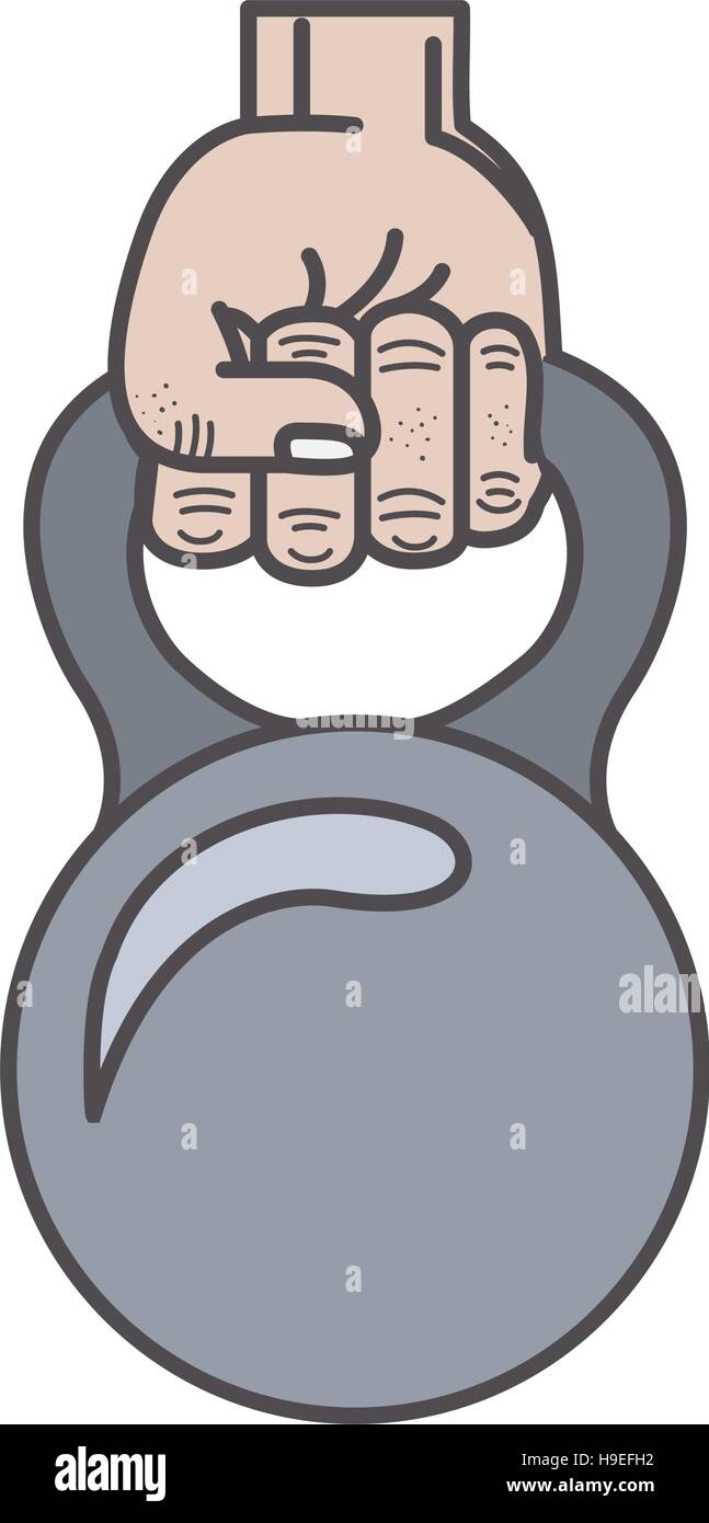 Weight icon. Healthy lifestyle fitness and sport theme. Isolated design ...