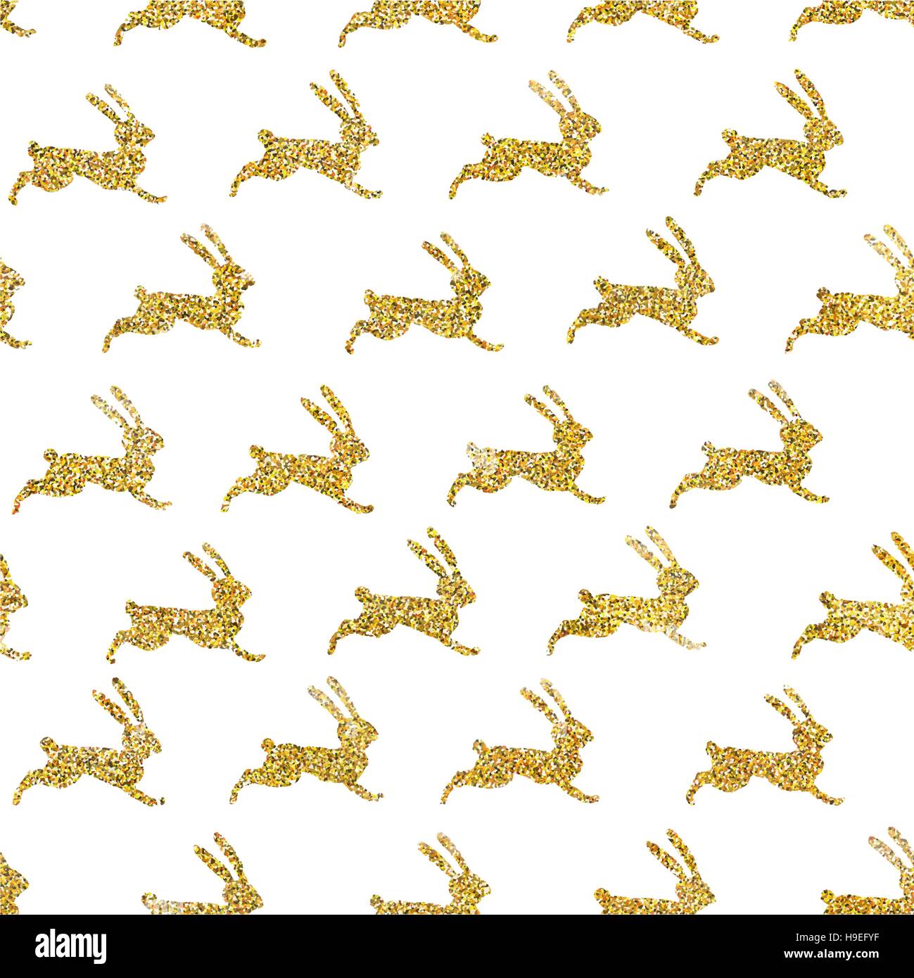 Vector. Seamless pattern with gold glitter element. Seamless pattern ...