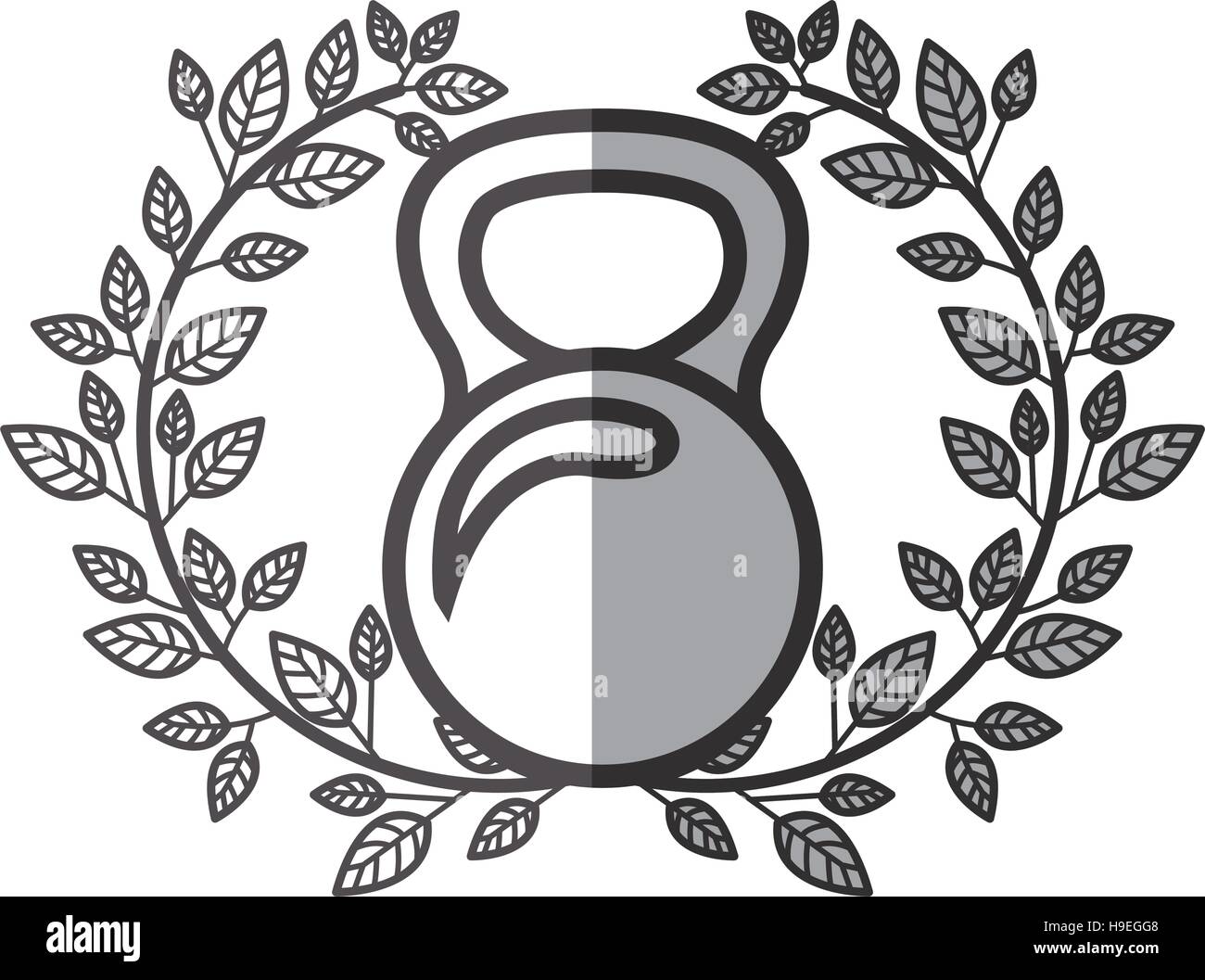 Weight icon. Healthy lifestyle fitness and sport theme. Isolated design ...