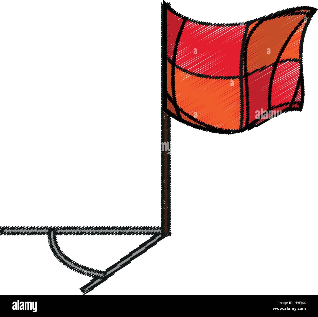 Isolated sport flag design Stock Vector Image & Art - Alamy