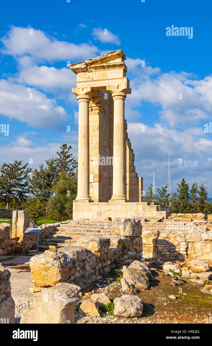 Ruins of the Sanctuary of Apollo Hylates, Cyprus Stock Photo - Alamy