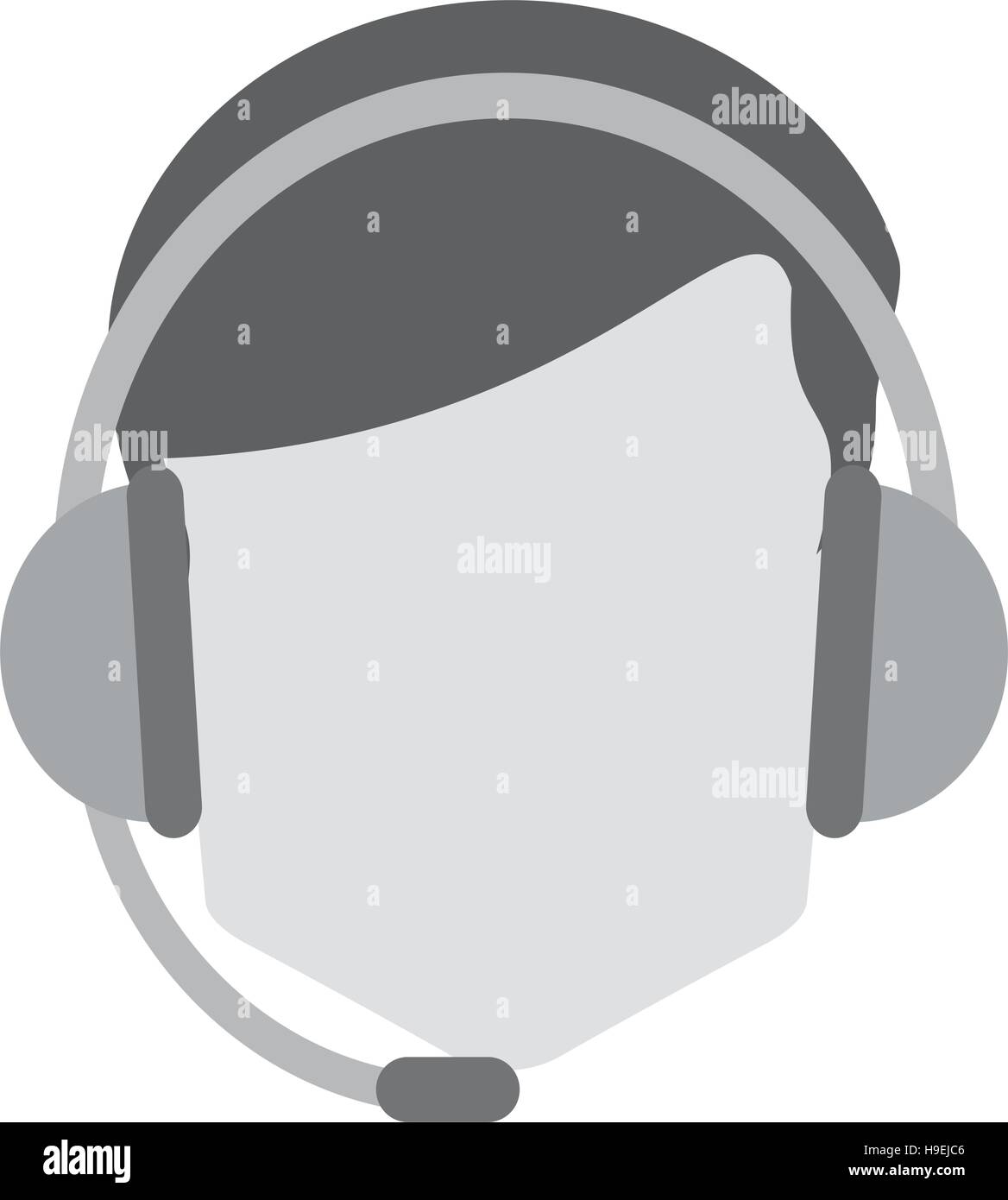 Isolated operator man design Stock Vector Image & Art - Alamy