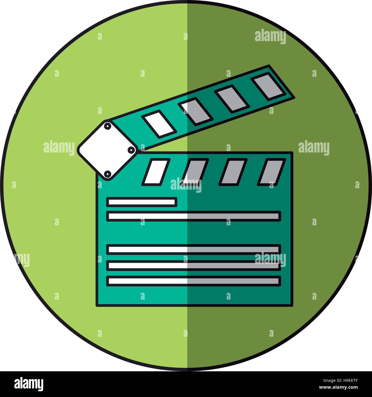 Isolated clapboard design Stock Vector Image & Art - Alamy